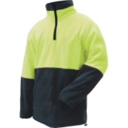 Hi Visibility Fleece Jumper | Ballarat Safety Pty Ltd